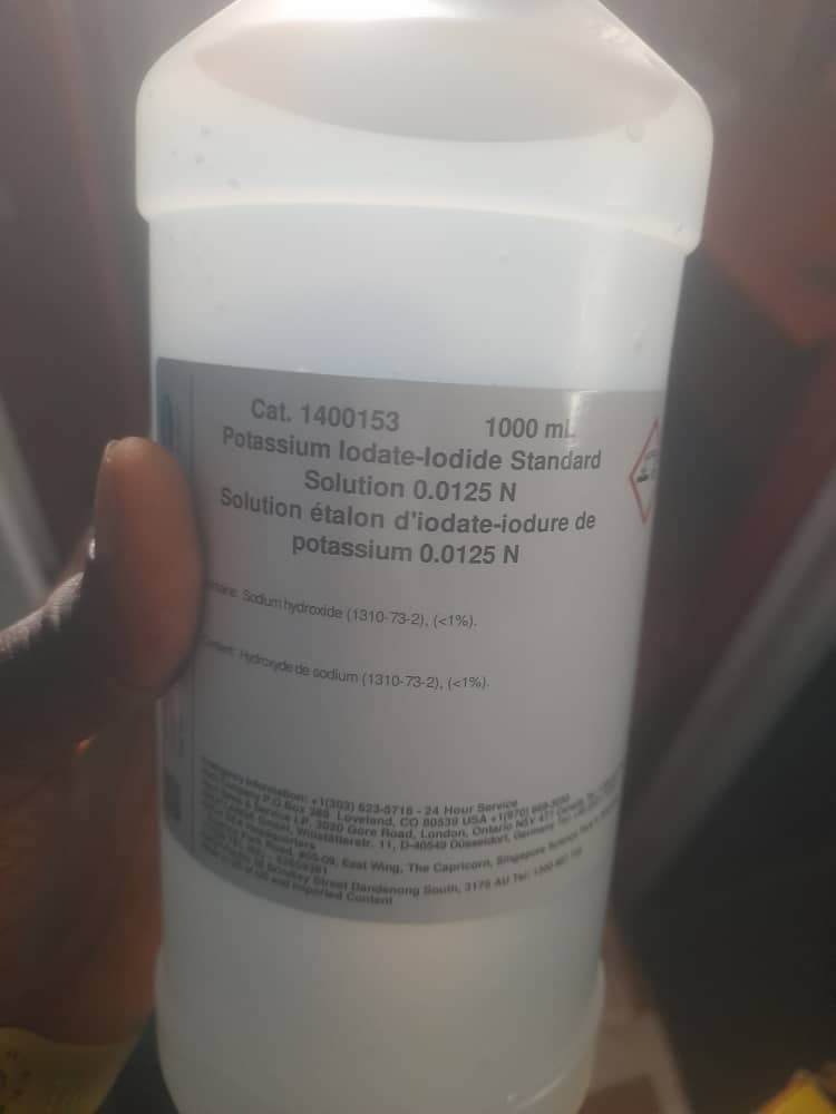Potassium Iodide-Iodate Standard Solution, 0.0125 N, 1 L