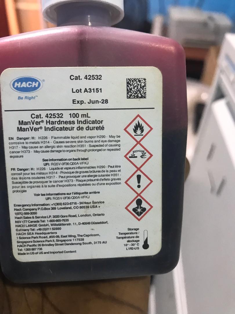 Hardness 2 Indicator Solution, 100 mL MDB